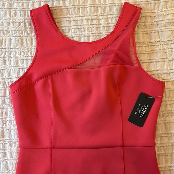 Guess | Dresses | Nwt Hot Pink Guess Cocktail Dress | Poshmark